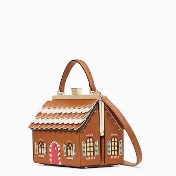 kate spade | Bags | Nwt Kate Spade Gingerbread House Purse Top Handle ...